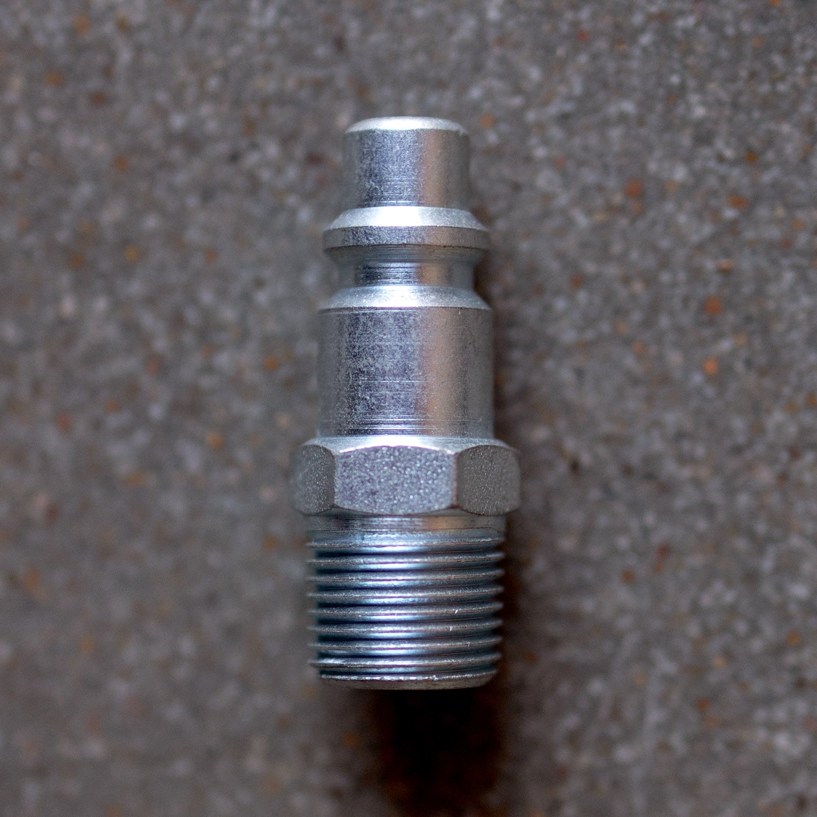 ½" MPT x ⅜" Quick Connect Plug with 1" x ½" Reducing Bushing - Aussie ...